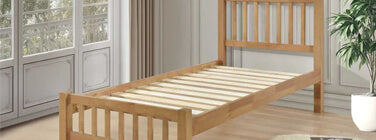 Single Wooden Bed Frames | Reinforced Beds