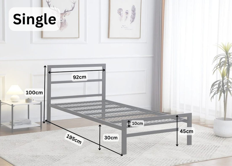 Strong Metal Bed Frame | Block Bed | Reinforced Beds